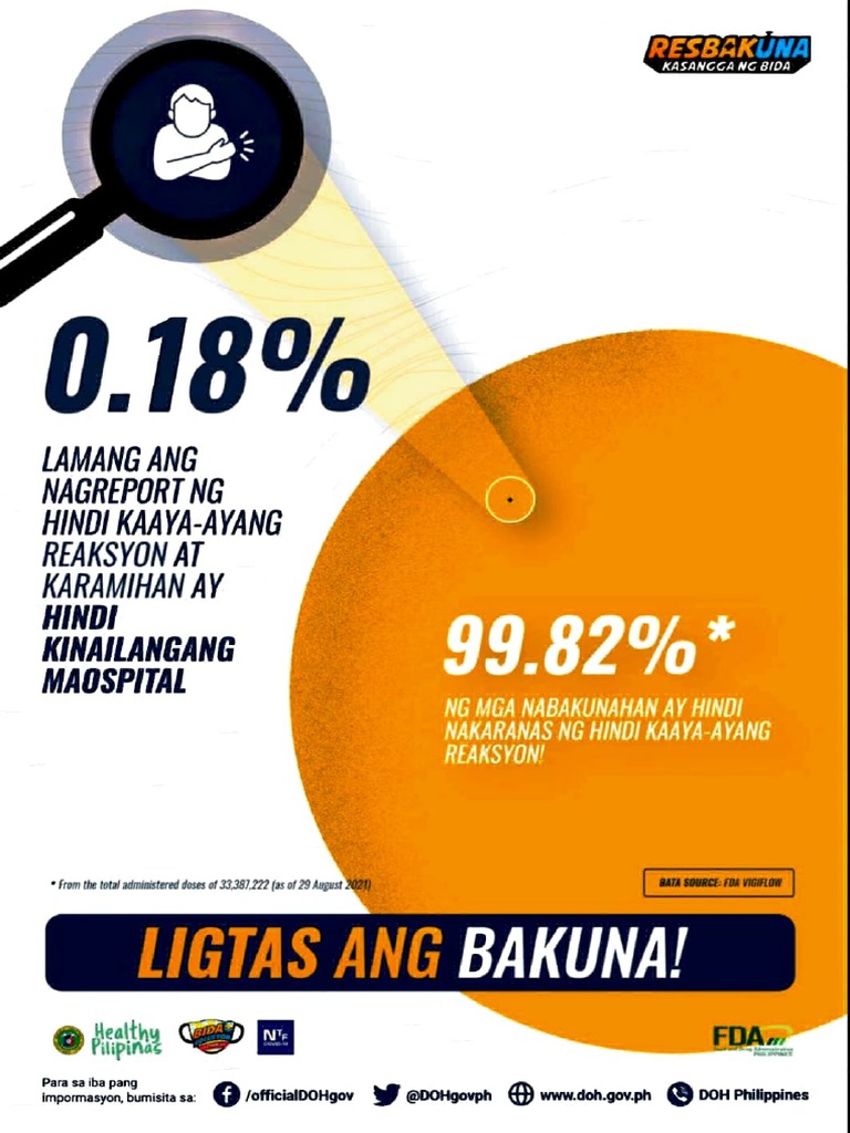 DOH Resbakuna Poster 1 Orange | PDF