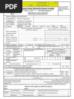 KSEB Power Application LT Form | PDF | Electric Power Distribution ...