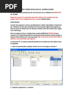Pasos para Crear en Modo Puente Modem Telmex Fibra | PDF