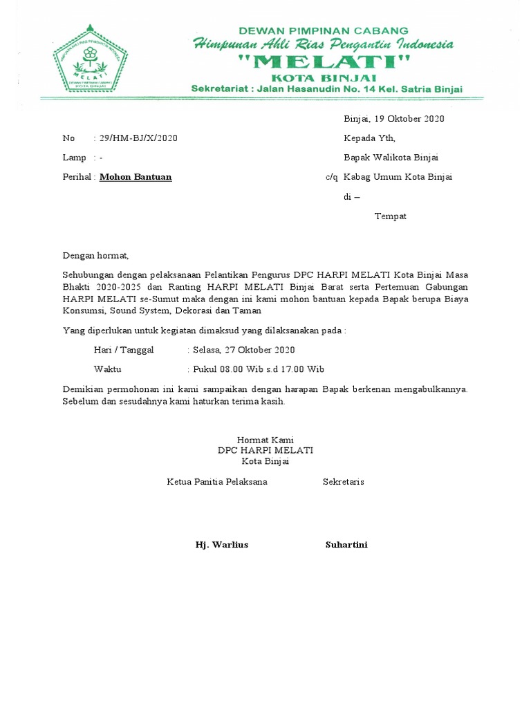 Contoh Proposal Walikota | PDF