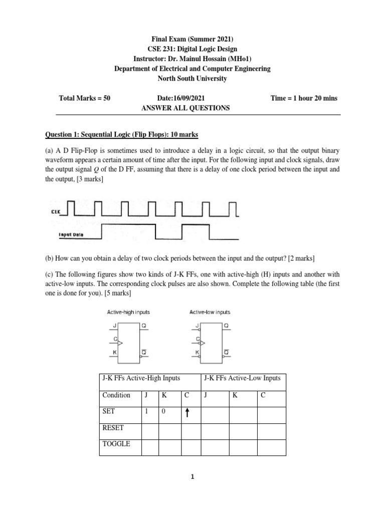 CSE 231 Final - Summer 2021 | PDF | Computing | Signal Processing