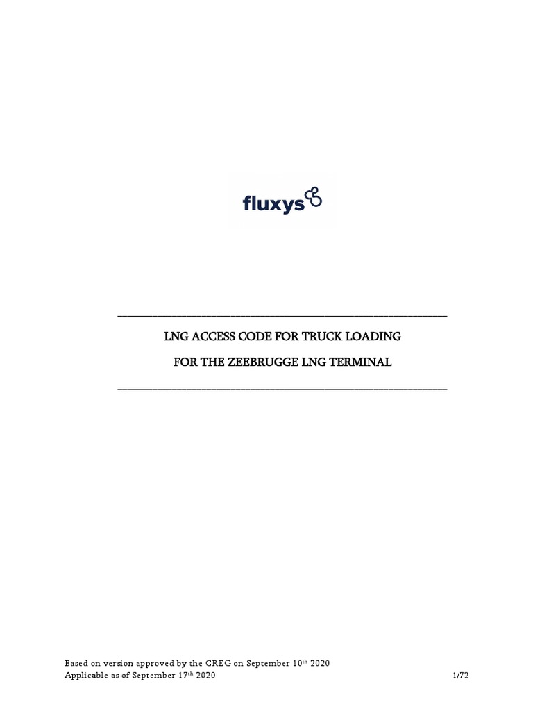 LNG Access Code Truck Loading EN | Download Free PDF | Liquefied ...