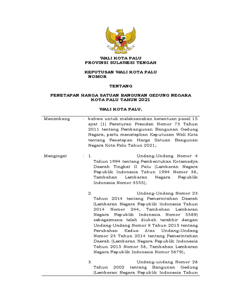 SK HSBGN Palu 2021 | PDF