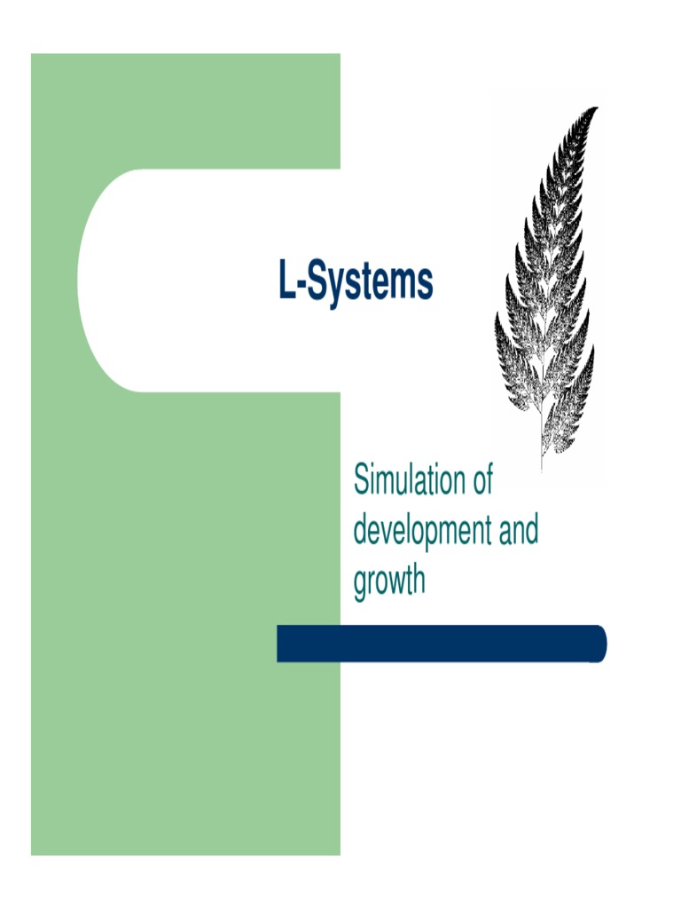 L-Systems: Simulation of Development and Growth | PDF | Rotation | Mathematics