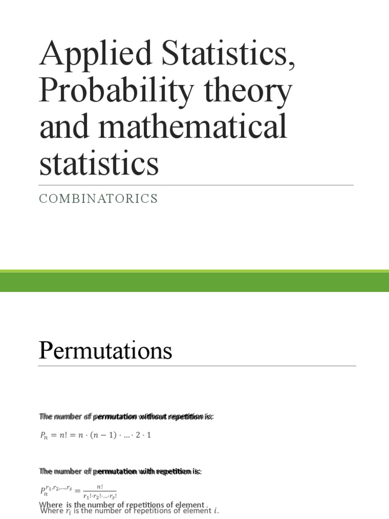 Lab2 - Combinatorics - v2 | PDF | Permutation | Mathematical Objects
