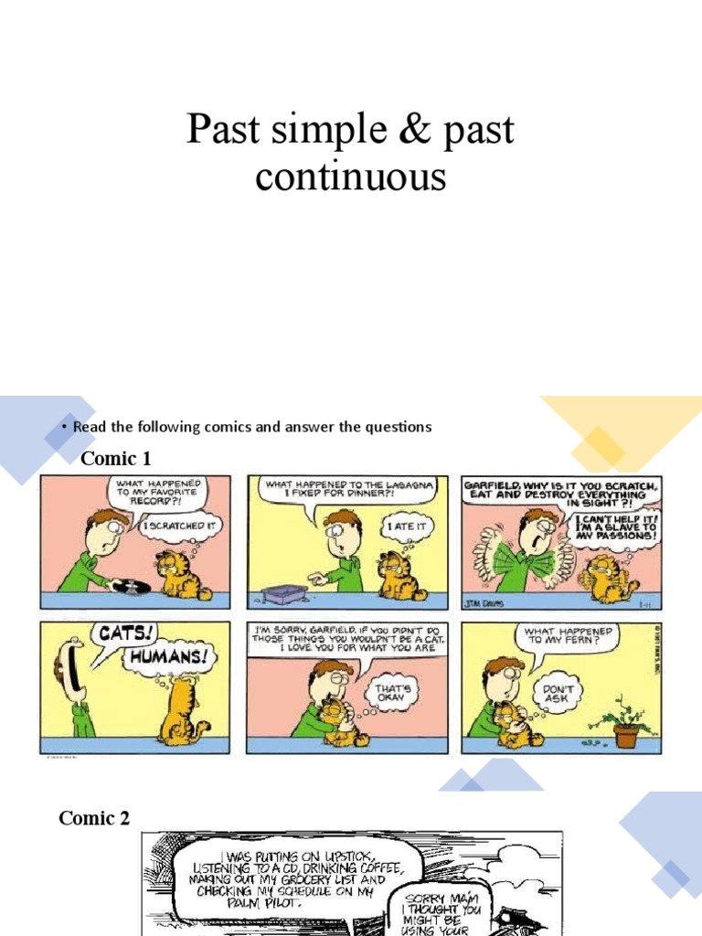 Past Simple & Past Continuous Tenses: A Guide to Using These Tenses to ...