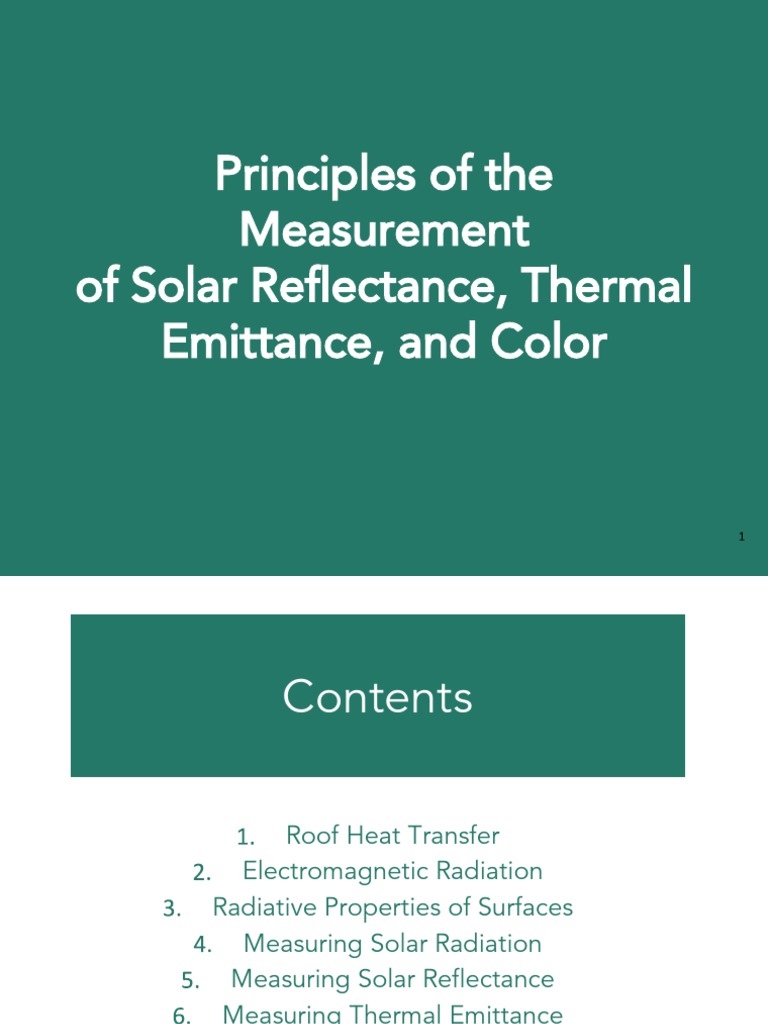 Astm E1918-06 | PDF | Electromagnetic Radiation | Heat Transfer
