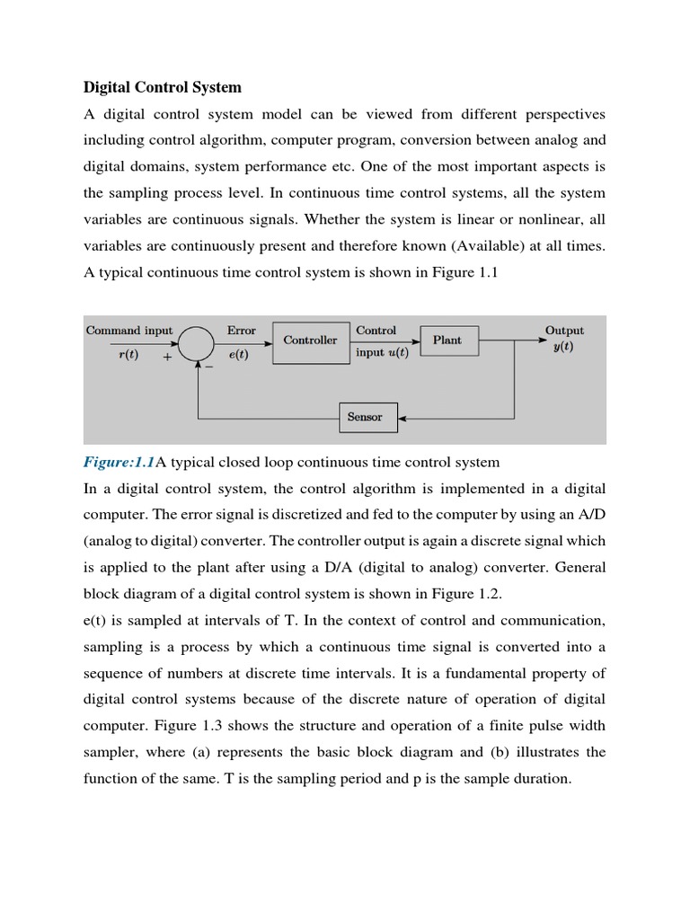 Root Locus Method For The Control System | PDF | Stability Theory | Discrete Time And Continuous ...