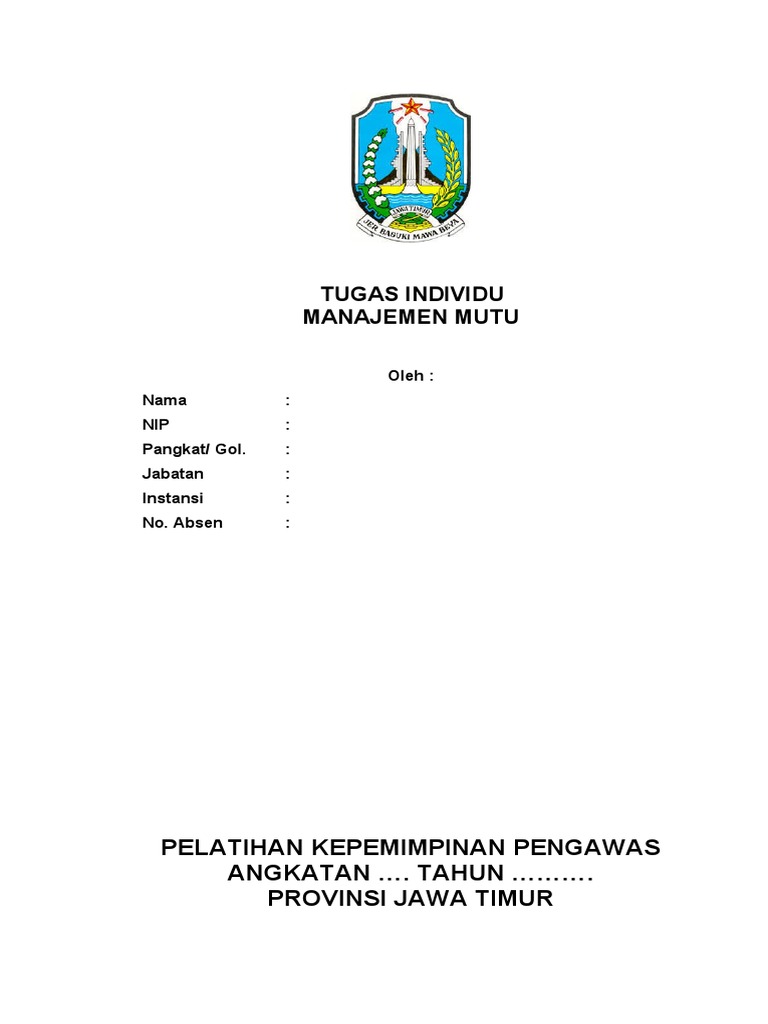 Tugas Individu - MANAJEMEN MUTU 14092021 | PDF