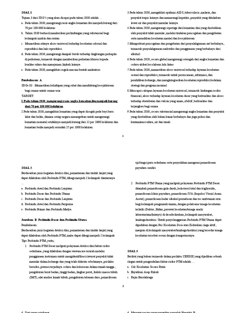 Soal SKB | PDF