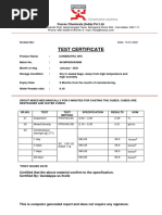 Concrete Cube Test Report Format | PDF