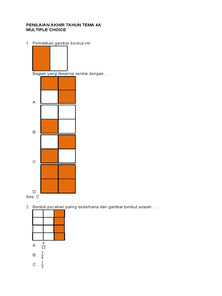 Soal Matematika Kelas4 | PDF | Metode & Bahan Ajar