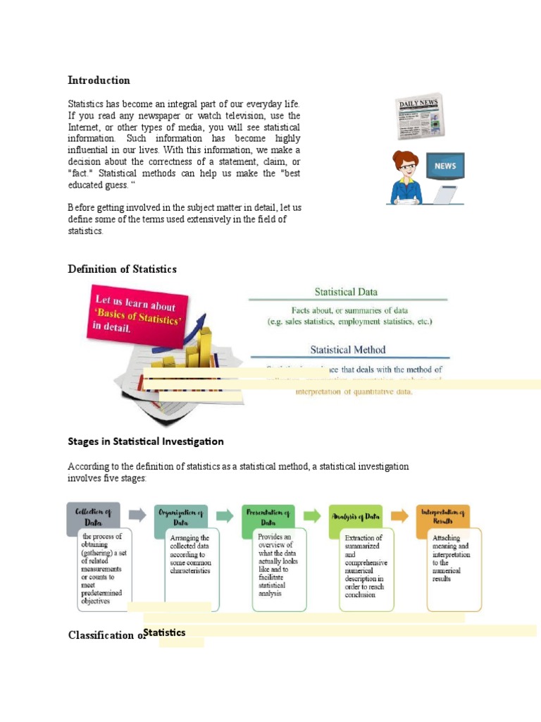 Stages in Statistical Investigation | PDF | Statistics | Scientific Method