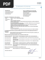 Example of EU Declaration of Conformity (DoC) Adopted by EMC ADCO | PDF ...