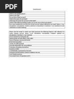 Online Banking Questionnaire Sample | PDF | Online Banking | Banks ...