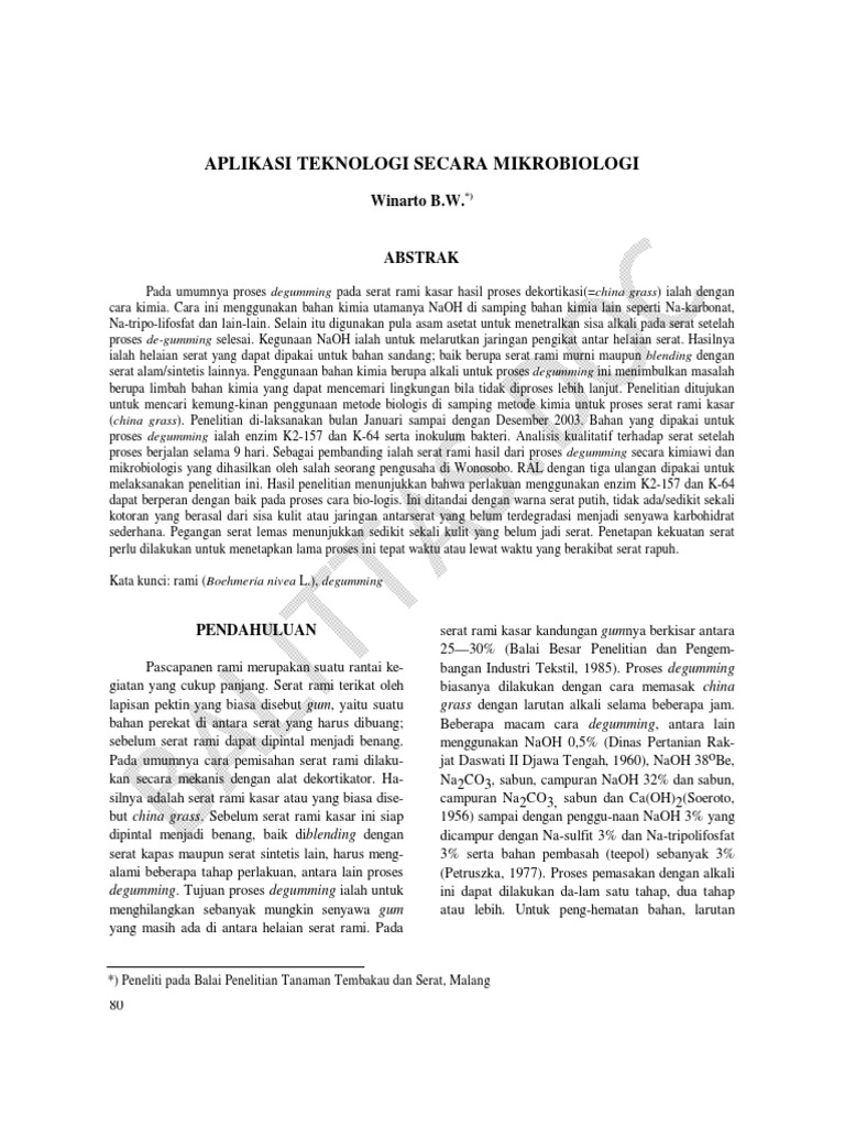 Winarto 2004 | PDF