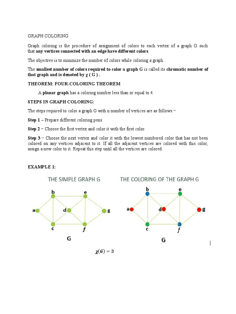 Graph Coloring | PDF