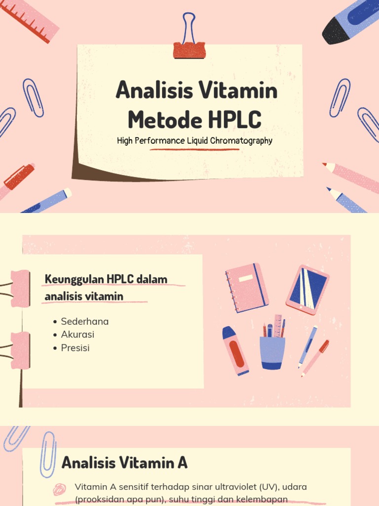 Analisis Vitamin Metode HPLC | PDF | Sains & Matematika