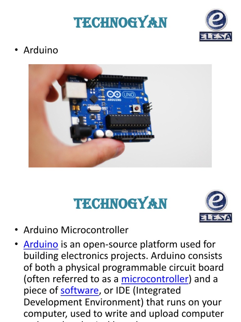 Technogyan: - Arduino | PDF | Arduino | Analogue Electronics
