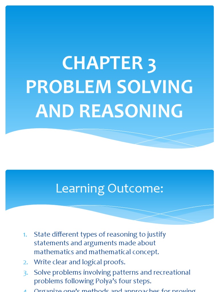 Chapter 3 Lesson 3.1 | PDF | Inductive Reasoning | Deductive Reasoning