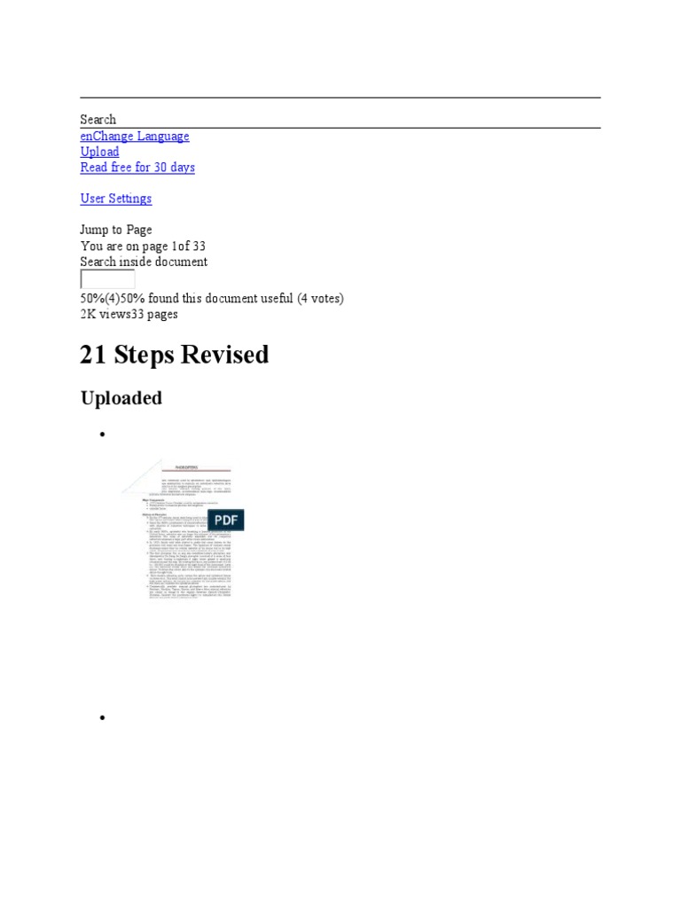 21 Steps Revised Opt | PDF | Eye | Ophthalmology
