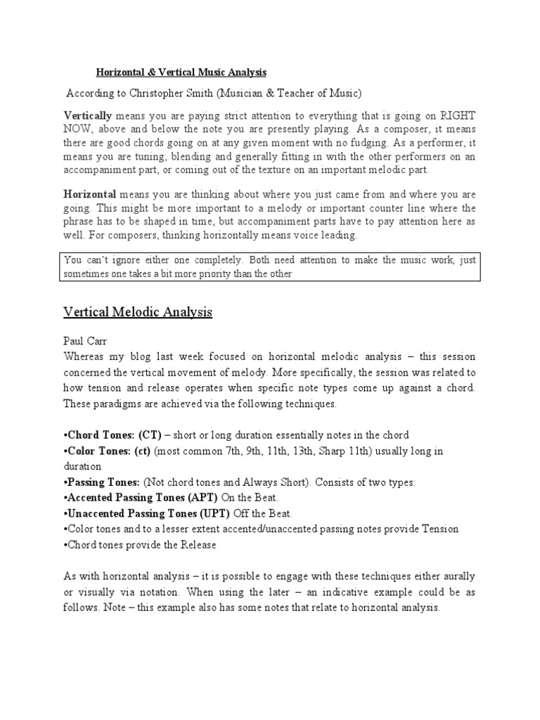 Horizontal | PDF | Chord (Music) | Scale (Music)