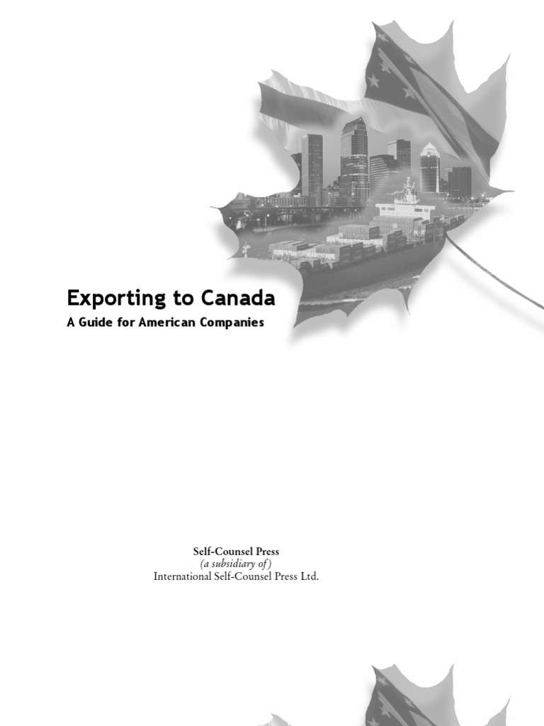Exporting To Canada | PDF | Canada | Economic Growth