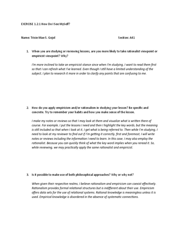 How Do I See Myself | PDF