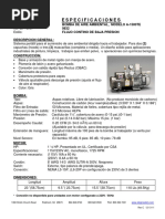 Ficha Técnica Cámara de Fermentación | PDF