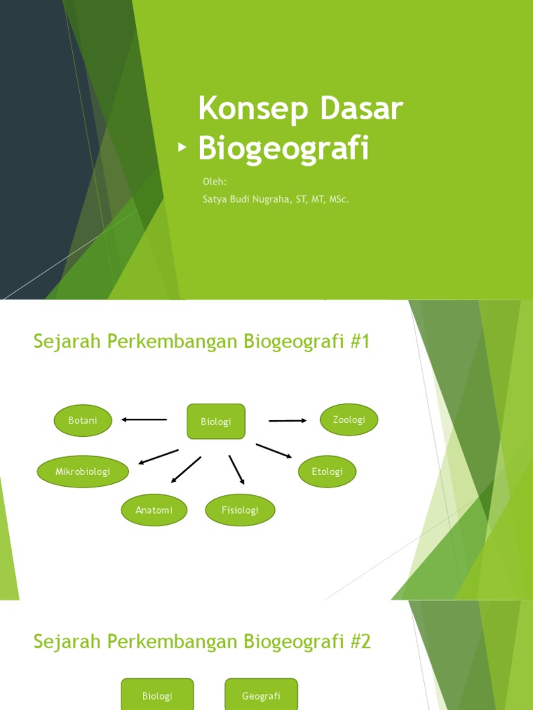 #1 - Konsep Dasar Biogeografi | PDF