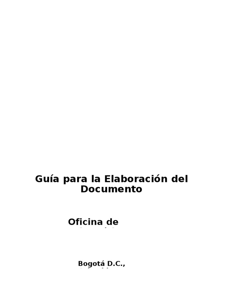 Guía Elaboración Documento Visión del Proyecto | PDF | Caso de uso ...