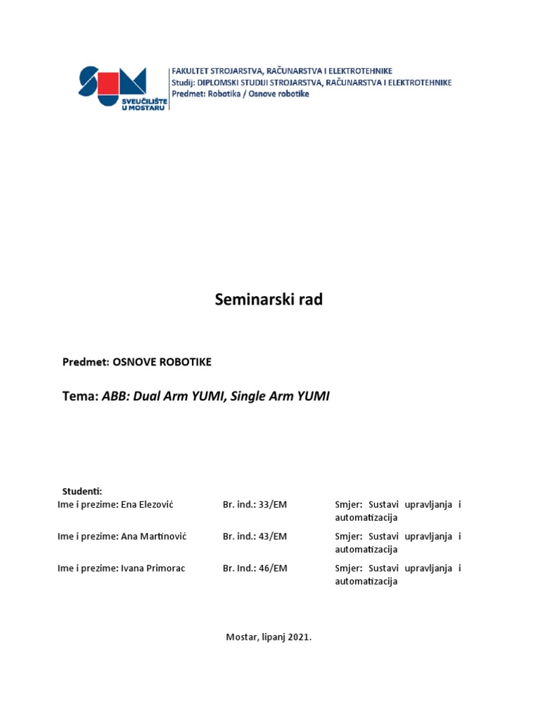 Seminarski Rad | PDF