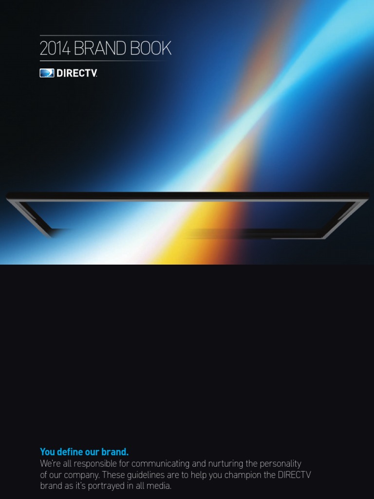 DIRECTV BrandBook | PDF | Typefaces | Digital Video Recorder