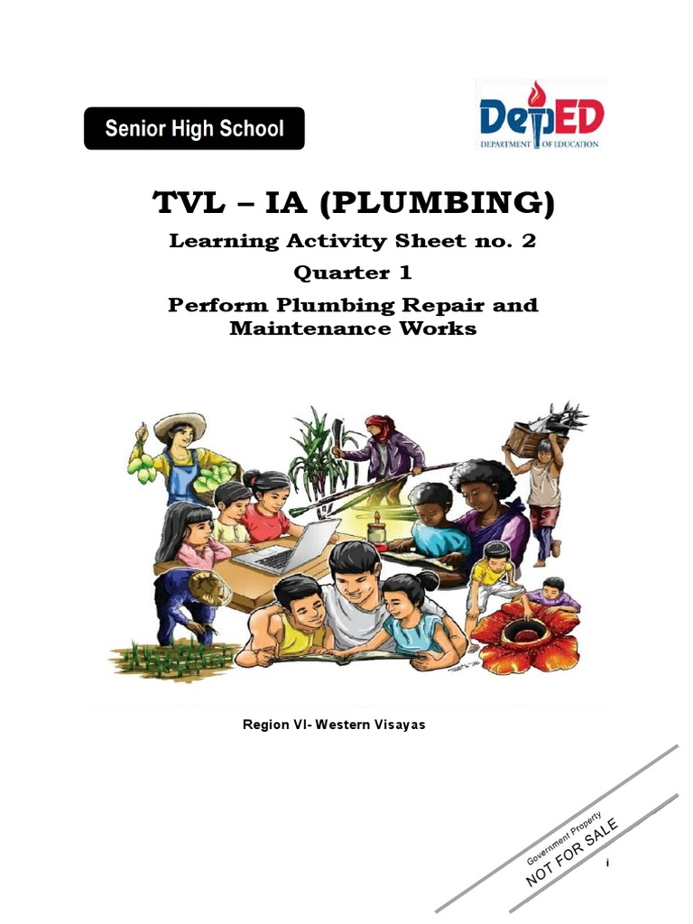 TVL - Ia (Plumbing) : Learning Activity Sheet No. 2 Quarter 1 Perform ...