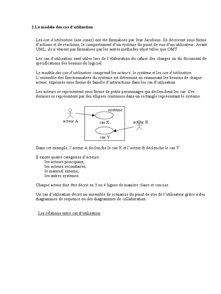 Cas D'utilisation | PDF | Technologie et ingénierie