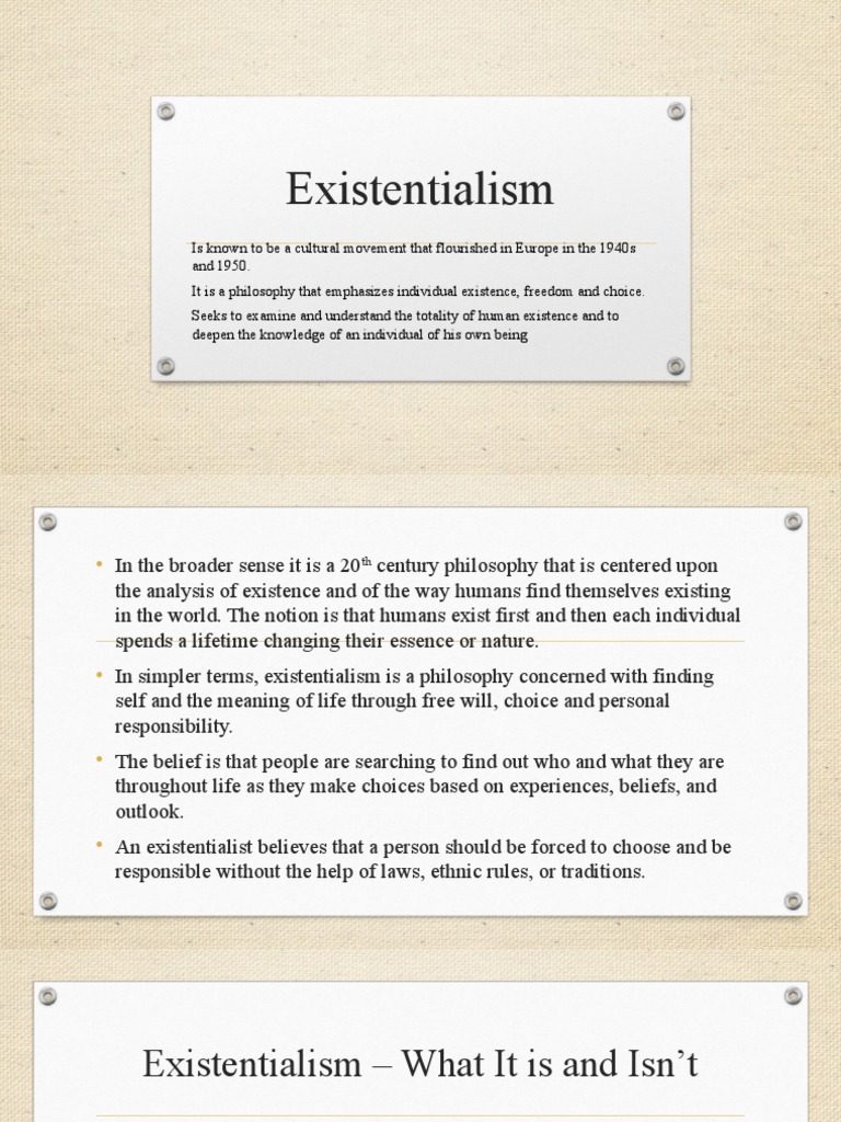 Existentialism Explained: A Comprehensive Overview of the Philosophy's ...