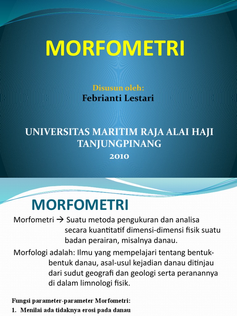 14 Morfometri | PDF