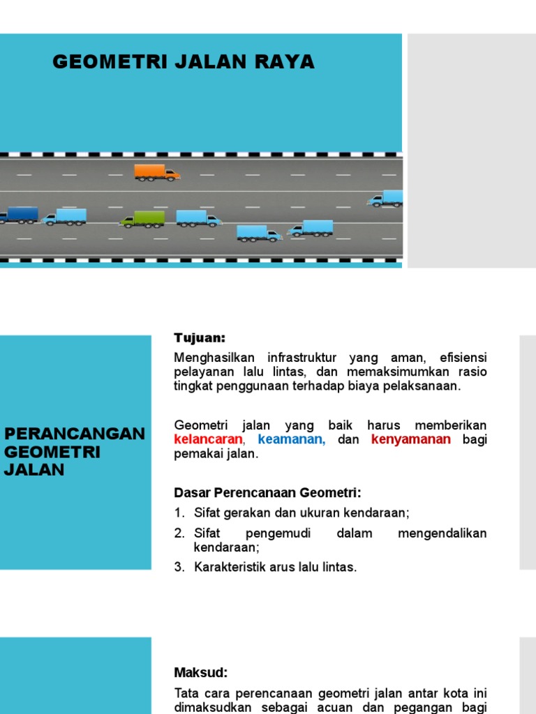 Geometri Jalan Raya | PDF