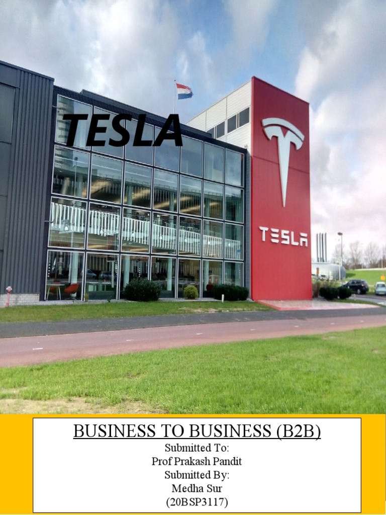 Tesla: Business To Business (B2B) | PDF | Economies | Business
