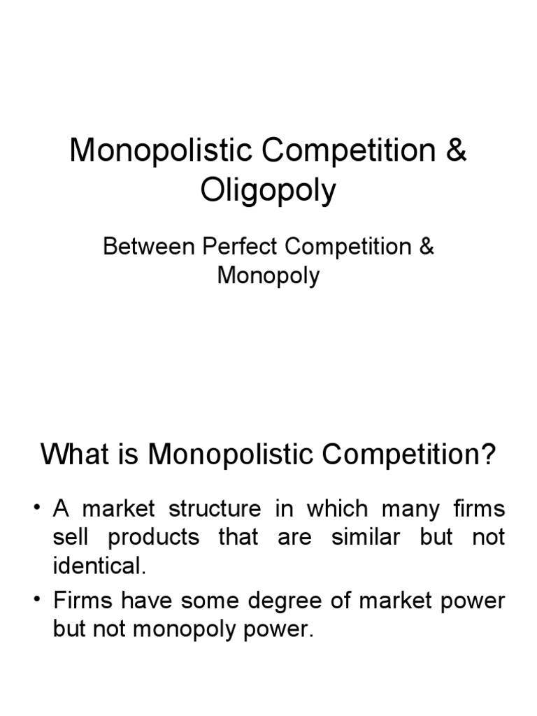 Monopoly And Oligopoly Venn Diagram Theory Of Demand And Sup