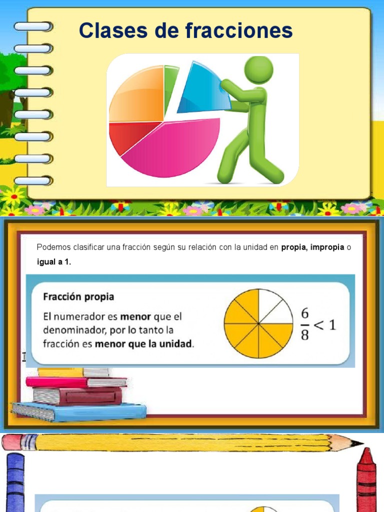 Clases de Fracciones | PDF | Objetos matemáticos | Notación