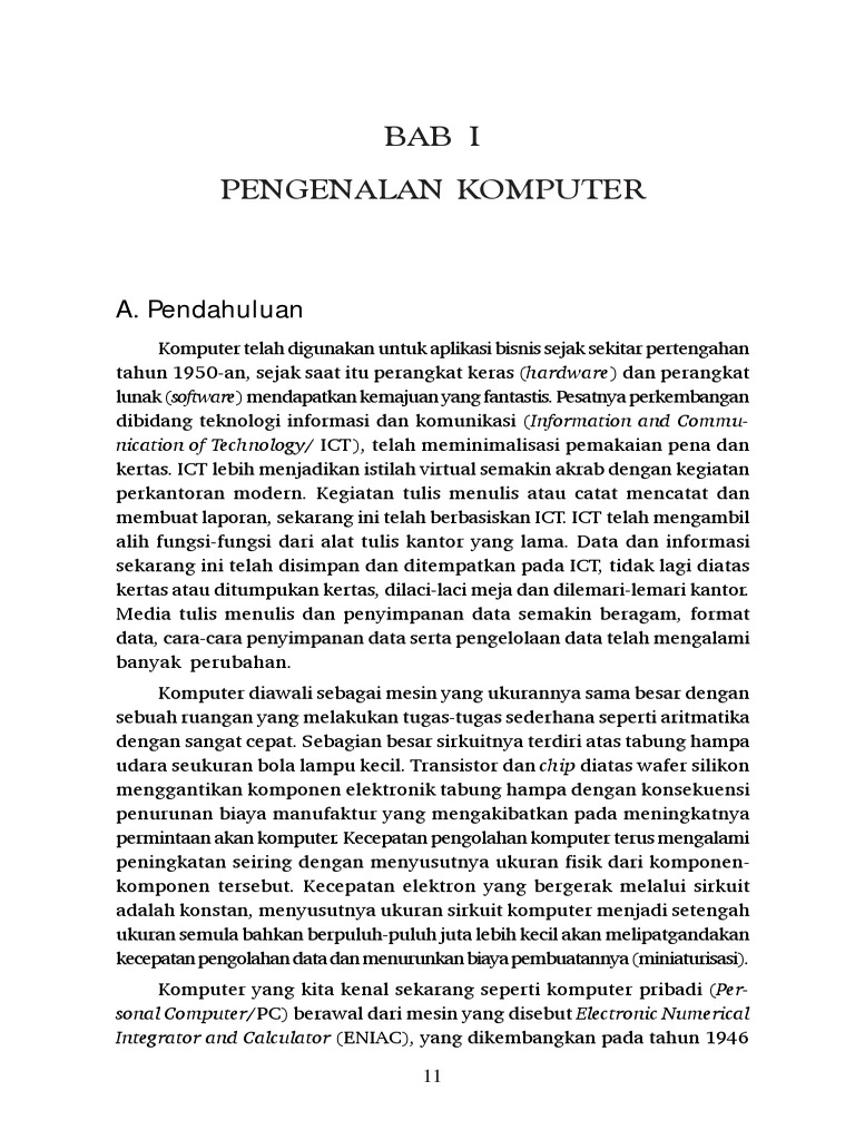 Dasar-Dasar Komputer-11-19 | PDF