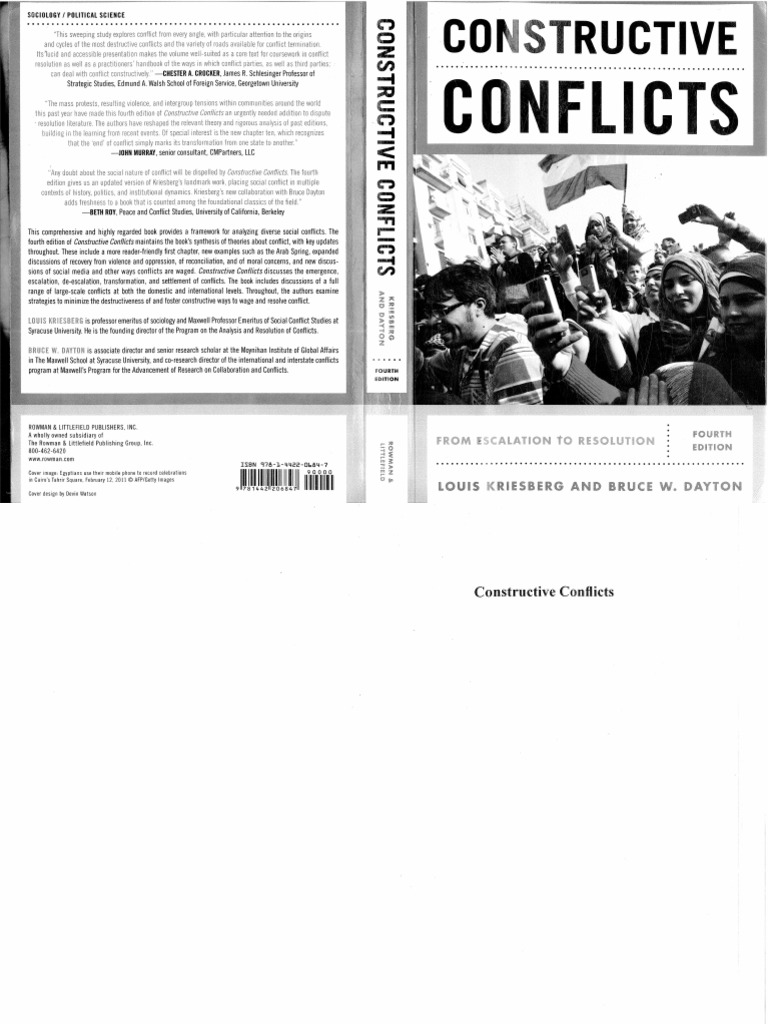 KRIESBERG-DAYTON. Constructive Conflicts | PDF