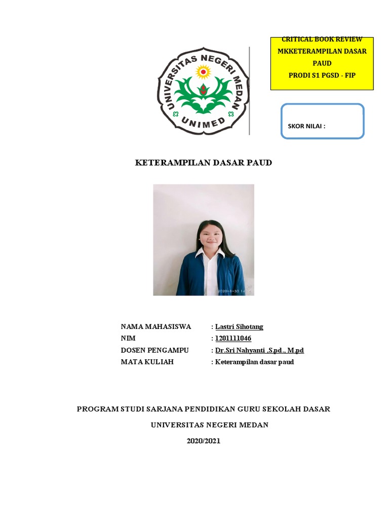 CBR Konsep Dasar Paud - Lastri Sihotang | PDF | Sains & Matematika