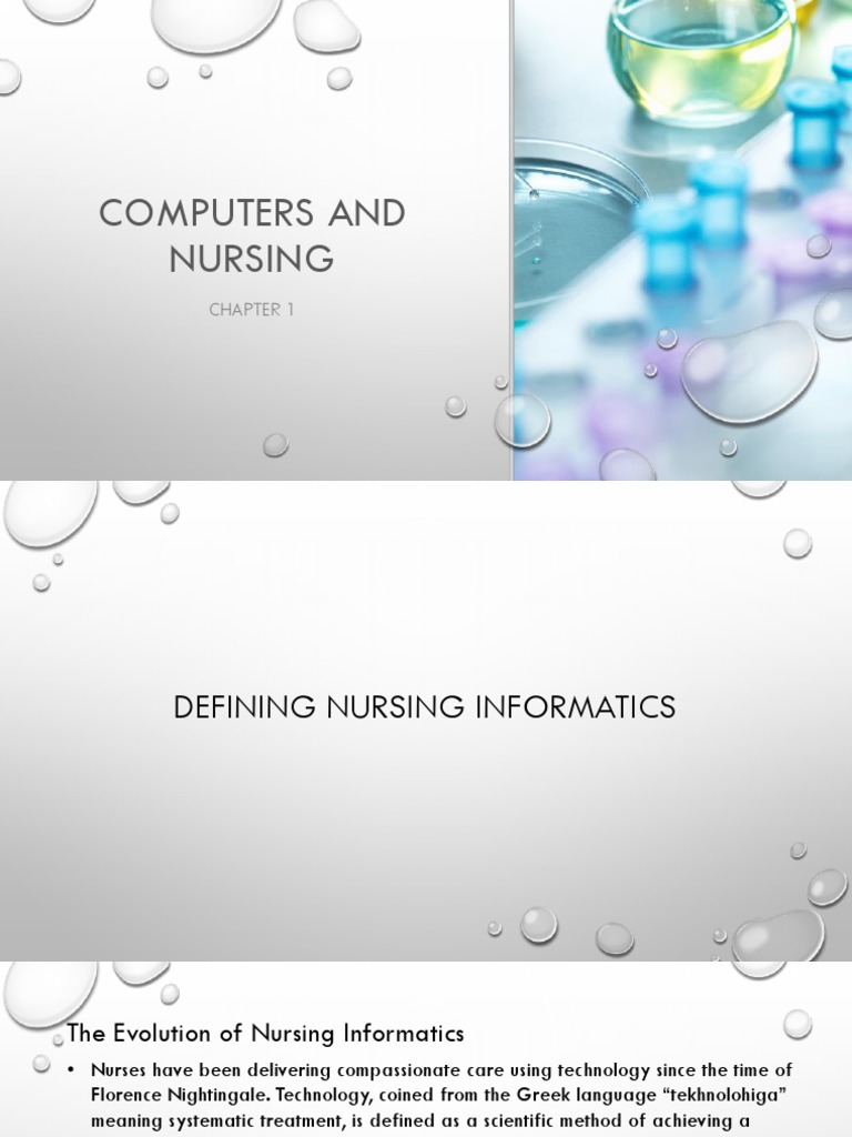Definition of Nursing Informatics | PDF | Health Informatics ...
