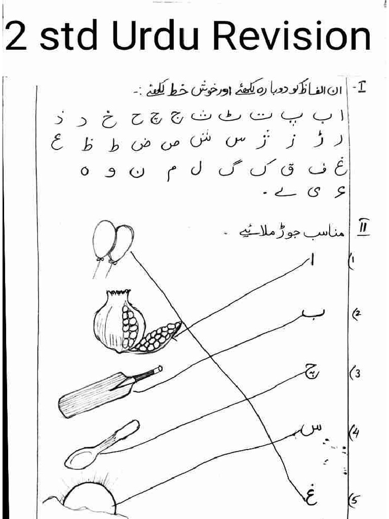 Urdu Revision | PDF