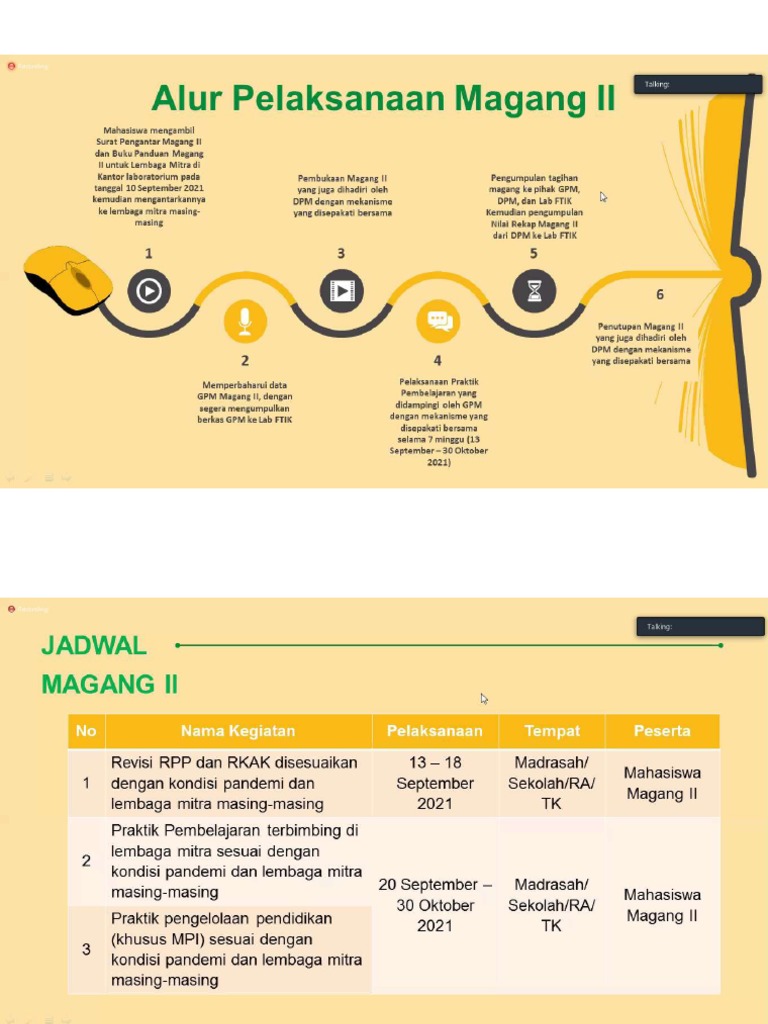 Screenshoot PPT SOSIALISASI MAGANG | PDF