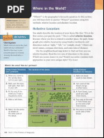 Reading Comprehension - Absolute Location | PDF | Longitude | Equator