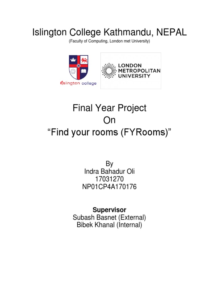 Final Year Project Proposal | PDF | Software Development | Information ...