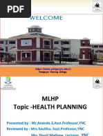 Steps in Health Planning Process | PDF | Goal | Health Care